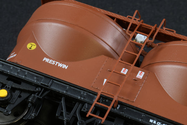 Clark Railworks OO Gauge C3041A BR Bauxite Prestwin Wagons (3-Pcs), B8