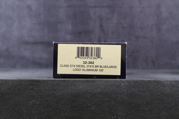 Bachmann OO 32-382 Class 37/4 37410 'Aluminium 100' in BR Blue with La ...