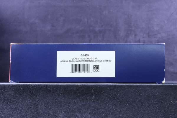 Bachmann OO 32-935 Class 150/2 2 Car DMU in Arriva Trains Wales Livery ...