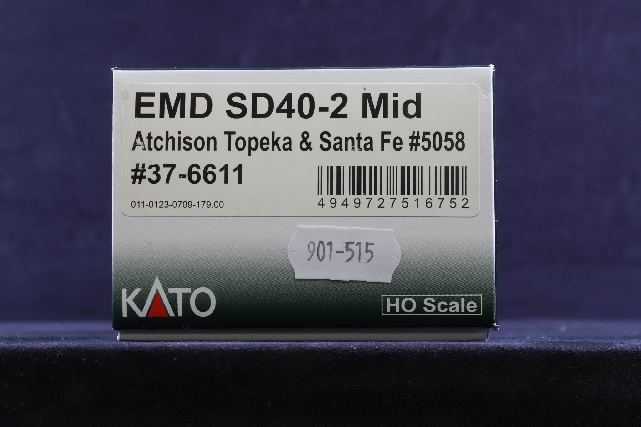 Kato HO 37-6611 EMD SD40-2 Mid Atchison Topeka & Santa Fe '5058' Diese ...