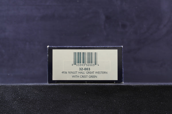 Bachmann OO 32-003 Hall Class '4936' 'Kinlet Hall' Great Western With ...