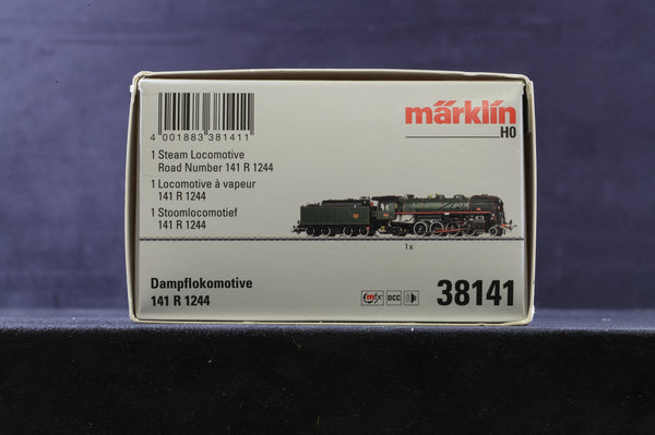 Marklin HO 38141 Steam Locomotive 141 R 1244 2-8-2 MFX Sound - Clark ...