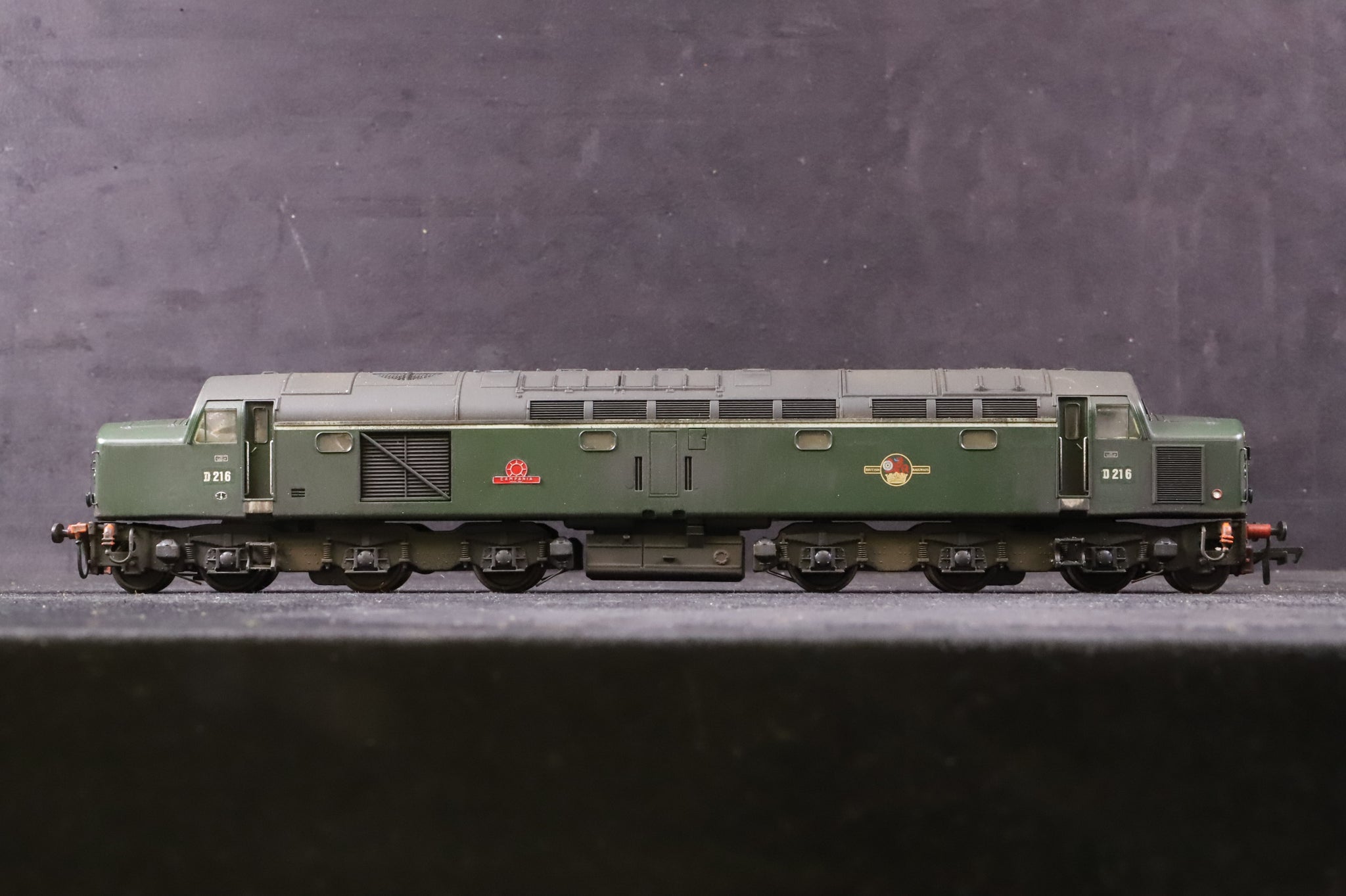 Bachmann OO Class 40 D216 'Campania' in Full BR Green - Weathered ...