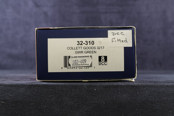 Bachmann OO 32-310 Collett Goods '3217' GWR Green, DCC Fitted - Clark ...