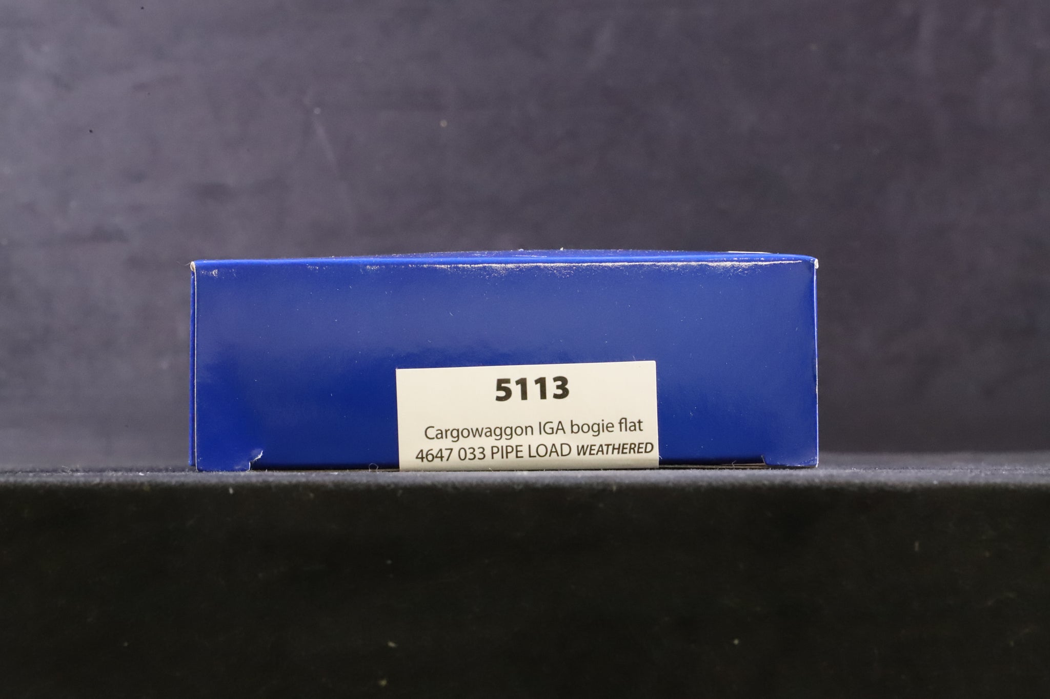 Heljan OO 5113 Cargowaggon IGA Bogie Flat 4647 w/ Pipe Load - Weathere ...