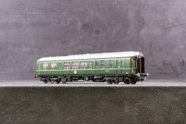 Bachmann OO 32-515A Derby Lightweight 2 Car DMU BR Green With Yellow W ...