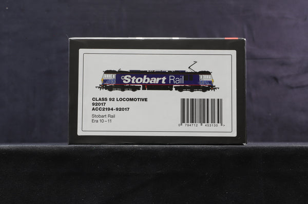 KMRC/ Accurascale ACC2194 Class 92 Locomotive '92017' Stobart Rail ...
