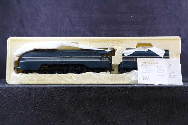 Hornby OO R2285 Coronation Class 6221 "Queen Elizabeth" in LMS Blue ...