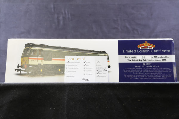 Bachmann OO 32-400TF Ethel 3/ 97252 (Ex 25314) Diesel Locomotive Excl ...
