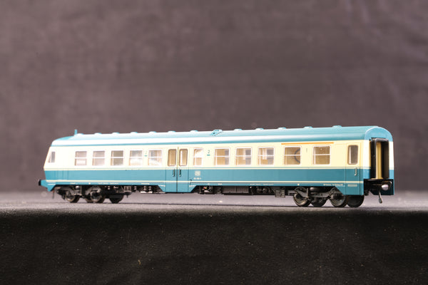 Fleischmann HO 4434 Class BR 614 2-Car DMU DB Railcar Turquoise & Crea ...
