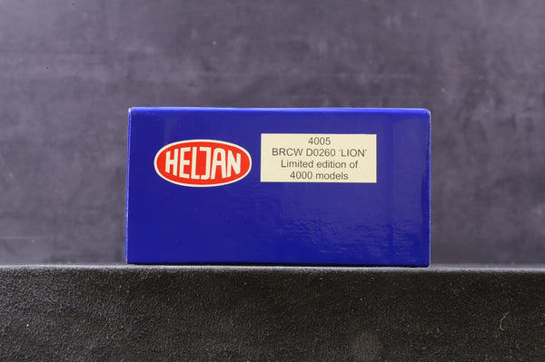 Heljan OO 4005 BRCW D0260 'Lion' in Prototype White and Gold Livery ...