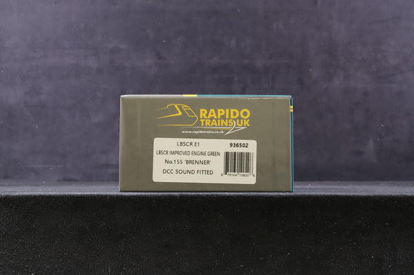 NEW Rapido OO 936502 E1 'No.155' 'Brenner' LBSCR Improved Engine Green ...