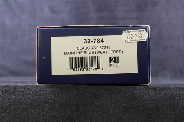 Bachmann OO 32-784 Class 37/0 '37242' Mainline Blue Weathered - Clark ...