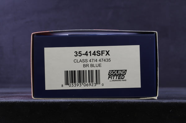 Bachmann OO 35-414SFX Class 47/4 47435 in BR Blue - DCC Sound - Clark ...