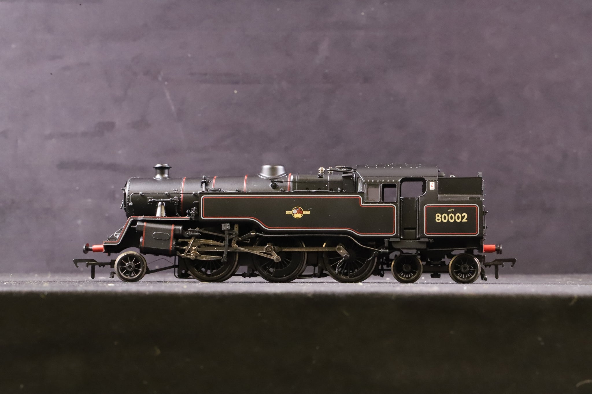 Bachmann OO 32-354 Standard Class 4MT Tank '80002' BR Lined Black L/C ...