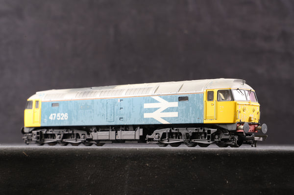 Bachmann OO 35-421SF Class 47/4 '47526' BR Blue Large Logo , Weathered ...