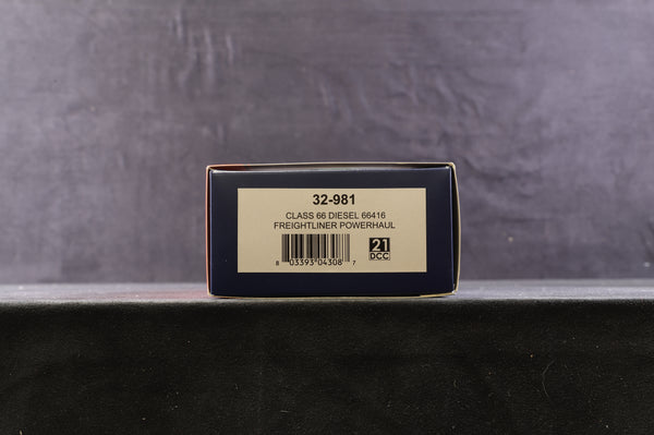 Bachmann OO 32-981 Class 66 Diesel '66416' Freightliner Powerhaul ...