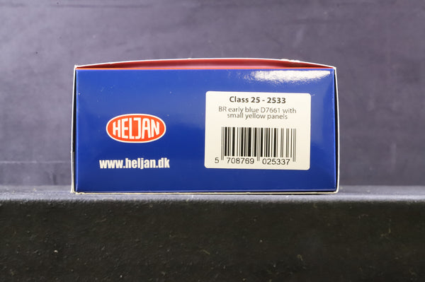 Heljan OO 2533 Class 25/3 'D7661' BR Blue Small Yellow Panels - Clark ...