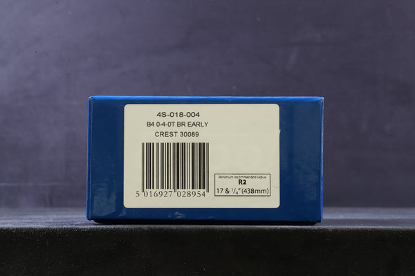 Dapol OO 4S-018-004 B4 Class 30089 in BR Black w/ Early Crests - Clark ...