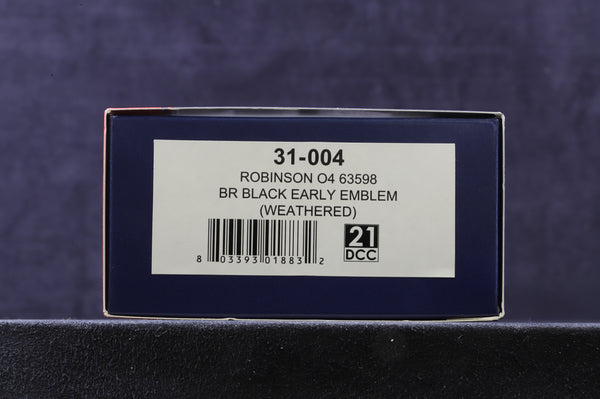 Bachmann OO 31-004 Robinson O4 63598 in BR Black with Early Crests - W ...
