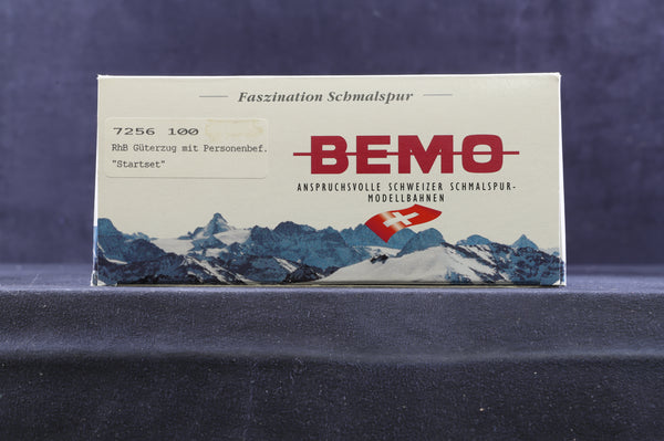 Bemo HOm 7256 100 RHB Starter Set - Clark Railworks