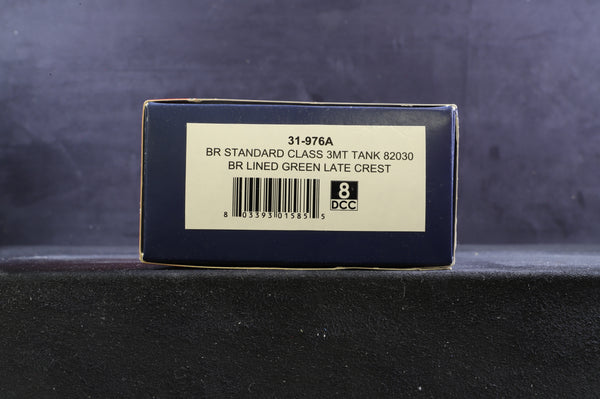 Bachmann OO 31-976A BR Standard Class 3MT Tank '82030' BR Lined Green ...