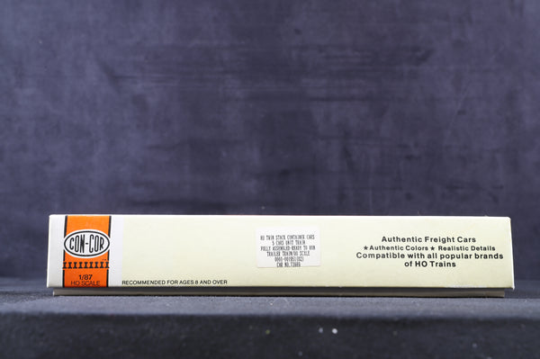 Con-Cor HO Pack Of 5 Container Cars - Clark Railworks