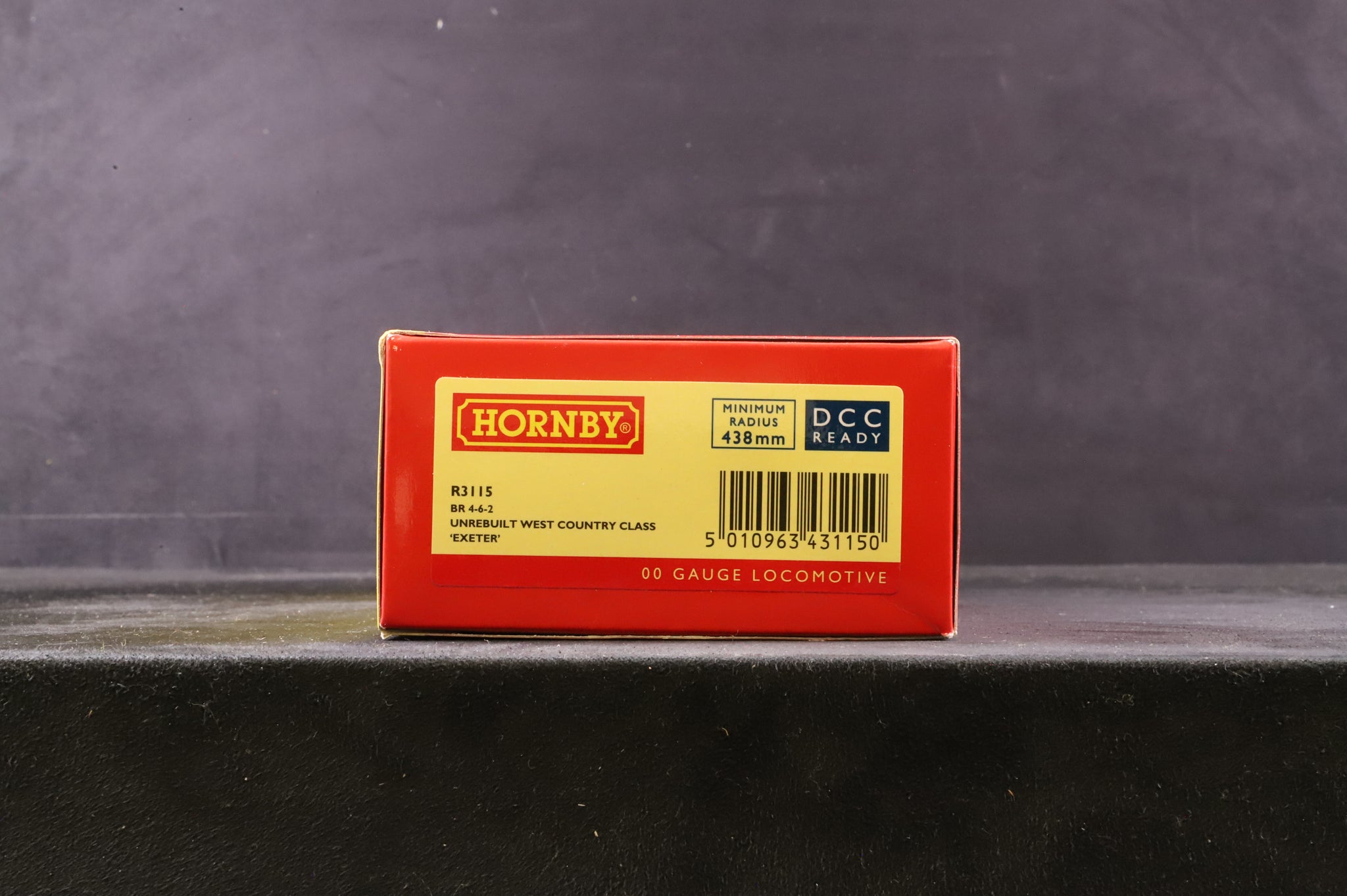 Hornby OO R3115 Unrebuilt West Country Class '34001' 'Exeter' BR Green ...