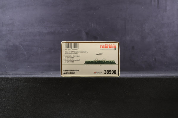 Marklin HO 38590 Class Ae 8/14 '11852' Electric Locomotive MFX Sound ...