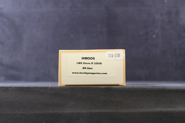 Dapol OO HMOO5 LMS Stove R '32930' BR Blue - Clark Railworks
