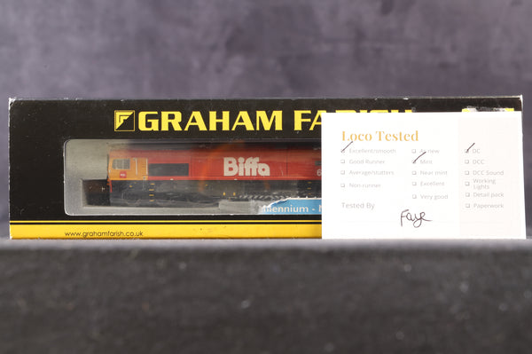 Graham Farish N 371-393 Class 66 Diesel '66783' 'The Flying Dustman' B ...